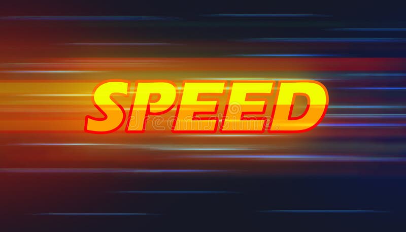 Speed Text Technology Abstract Backgrounds Stock Illustration ...