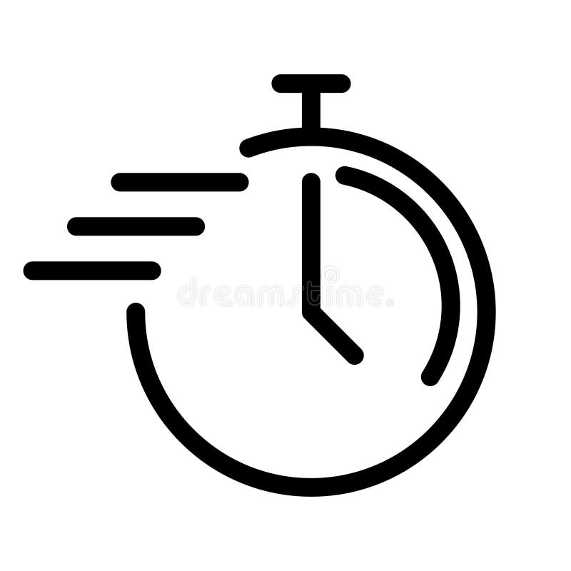 Set of Timer or Stopwatch Icons Stock Vector - Illustration of ...