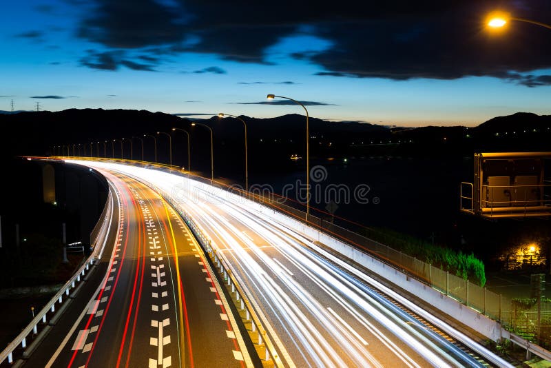 Speed Traffic on highway stock photo. Image of motion - 82530636