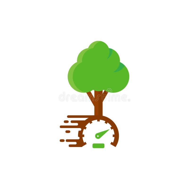 Speed Tree Logo Icon Design Stock Vector - Illustration of motion ...