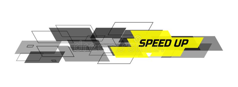 Speed up design concept stock vector. Illustration of motion - 84384641