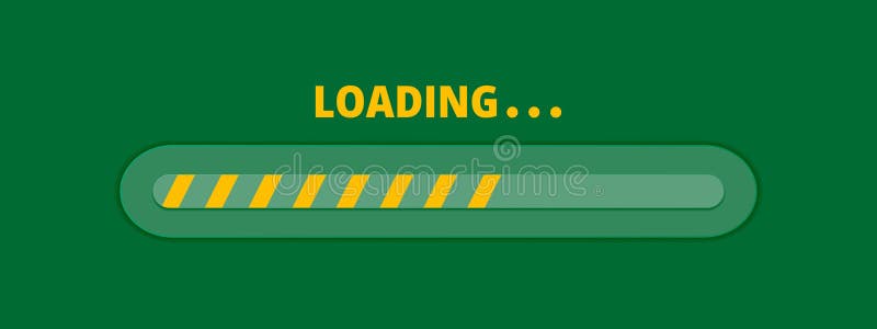 Speed Upload or Download. Load Bar Progress Icon. a Bright Yellow ...