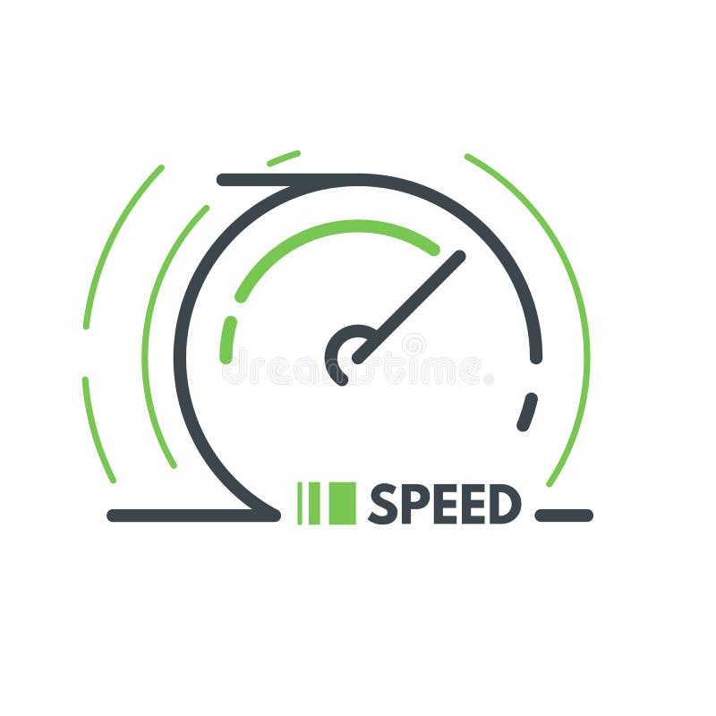 Speed vector icon stock vector. Illustration of racing - 111197367