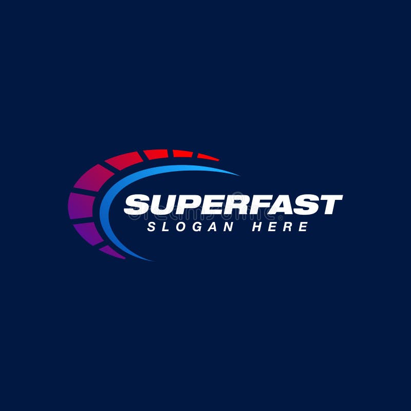 Speed Vector Logo Design. Speedometer Icon Symbol Design Template Stock ...