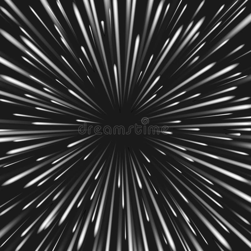 Speed Warp Lighting Blast Background Stock Vector - Illustration of ...