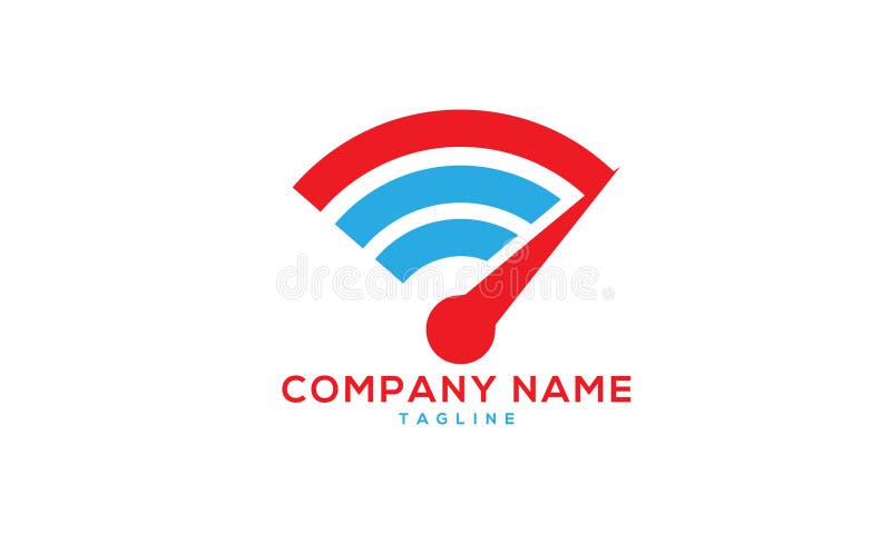 Speed WiFi logo design stock vector. Illustration of banner - 275009080