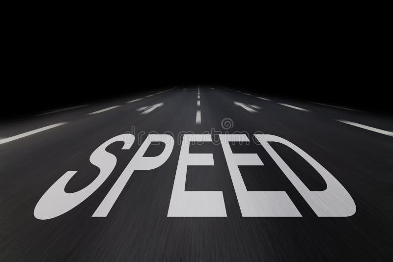 Speed written on asphalt stock photo. Image of fast, text - 47041042