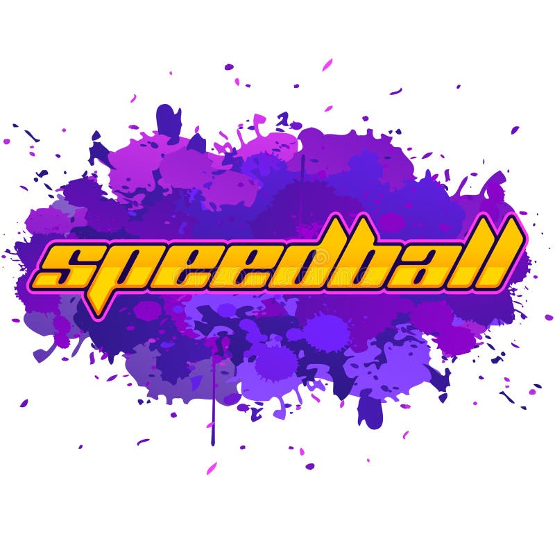 Paintball Lettering - Colorful Banner Stock Vector - Illustration of ...