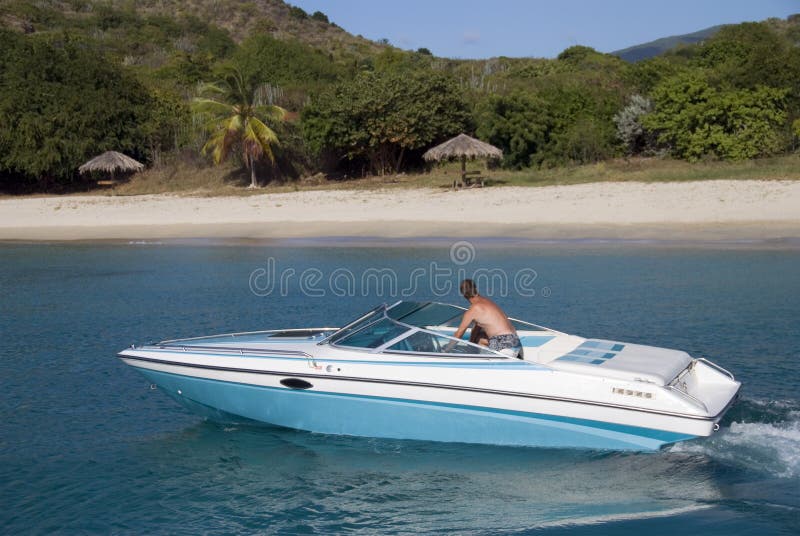Speedboat stock image. Image of boat, power, hull, deck - 1737953