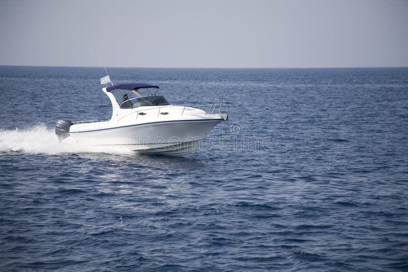 Speedboat stock photo. Image of runing, sport, quick, blue - 5868270