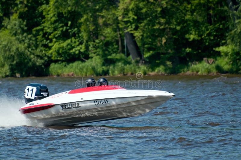 Speedboat in Action editorial photo. Image of republic - 20370891