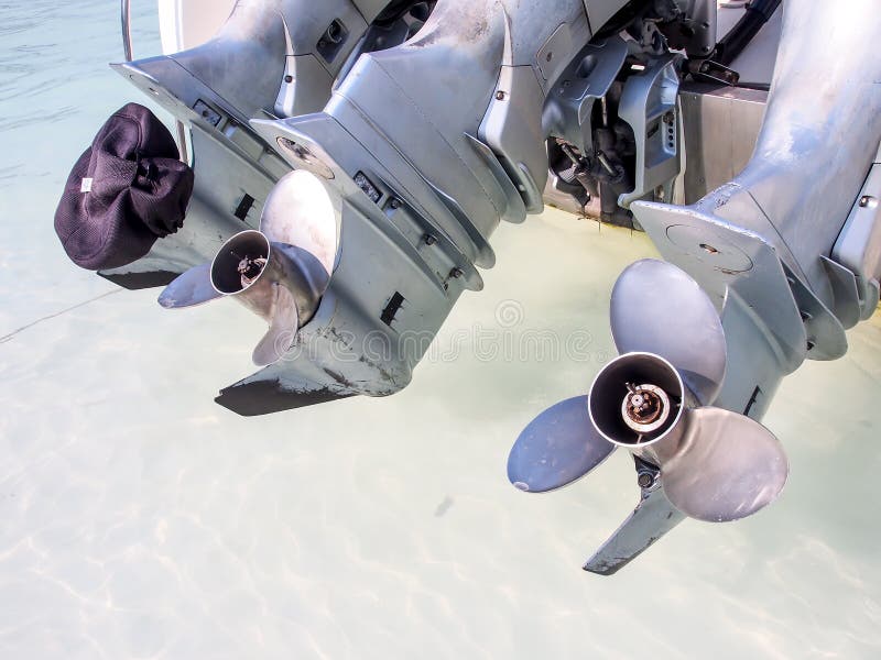 Speedboat engine stock photo. Image of motor, blue, ship - 50456492