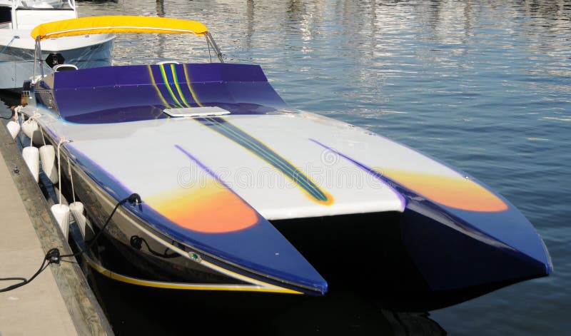 Red speedboat stock image. Image of extreme, water, racer - 8384535