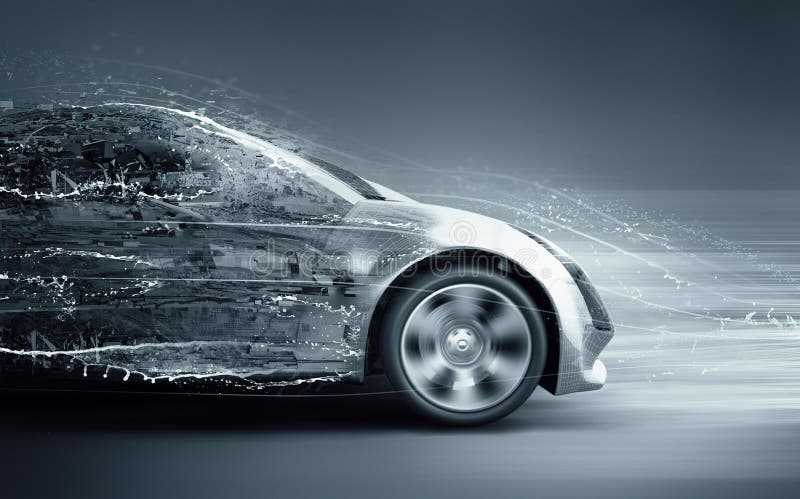 Abstract car stock illustration. Illustration of automobile - 35139494