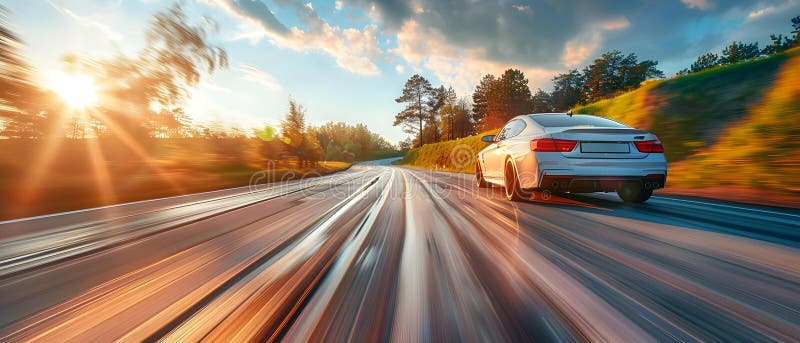 Speeding Beauty: a Symphony of Nature and Machine. Concept Speeding ...