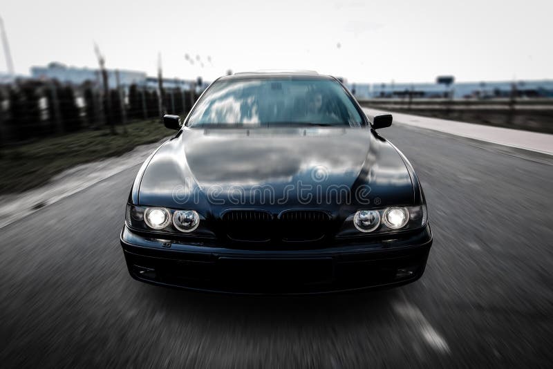 Speeding car stock photo. Image of light, modern, sport - 69476674