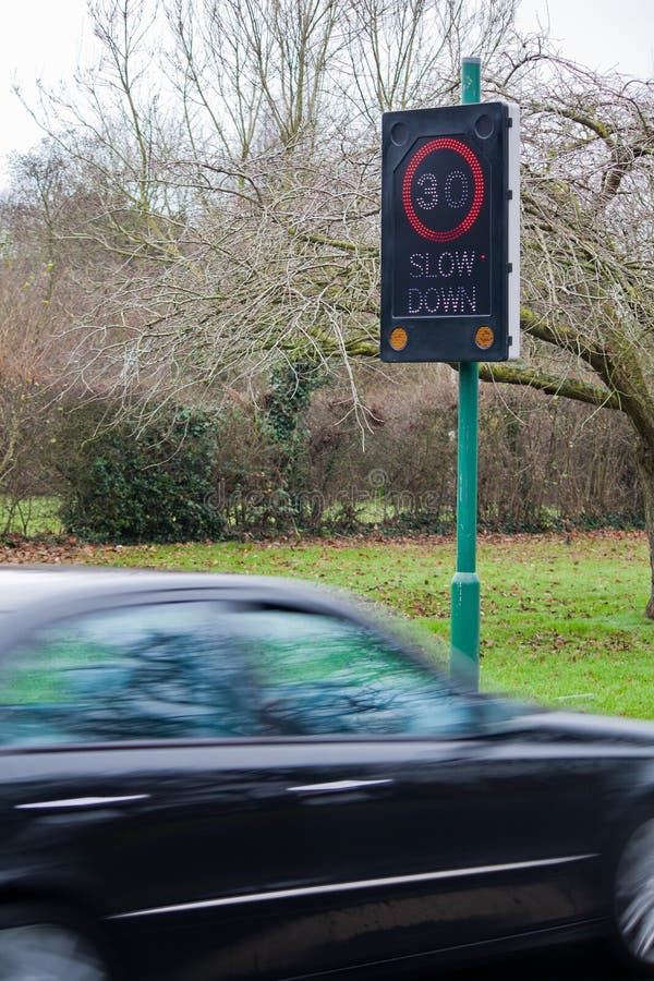 Speeding Car and Speed Camera Stock Image - Image of blurred, ticket ...