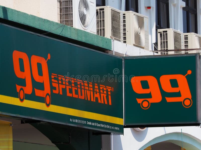 99 SpeedMart Storefront Signboards Editorial Stock Photo - Image of ...