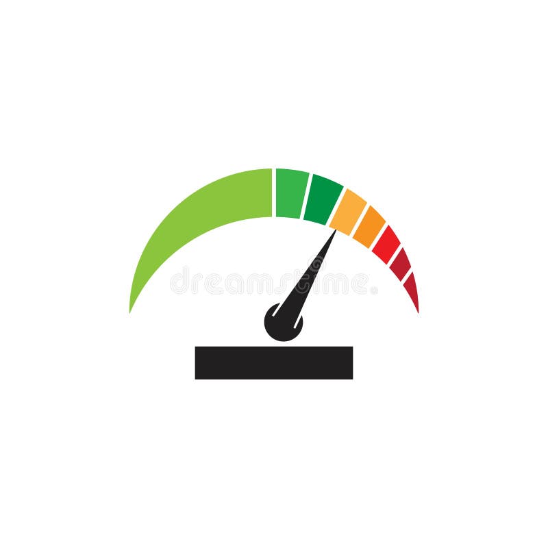 Speedo meter logo stock vector. Illustration of graph - 173570570