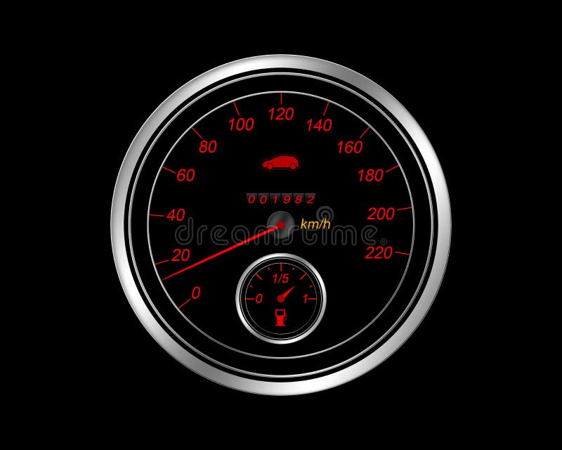 Speedometer stock illustration. Illustration of gradient - 11051474