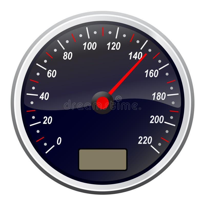 Dashboard Speedometer Gauges Stock Vector - Illustration of counter ...
