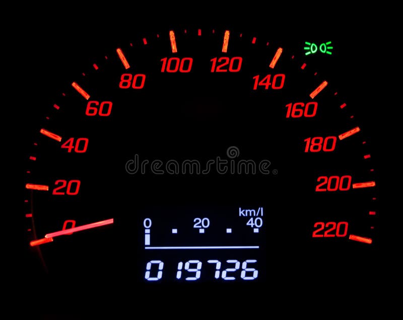 Speedometer stock photo. Image of fuel, engine, level - 20747986