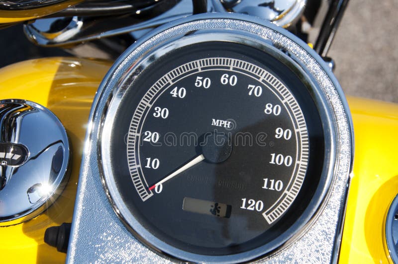 Speedometer stock photo. Image of gasoline, tank, bike - 15833854