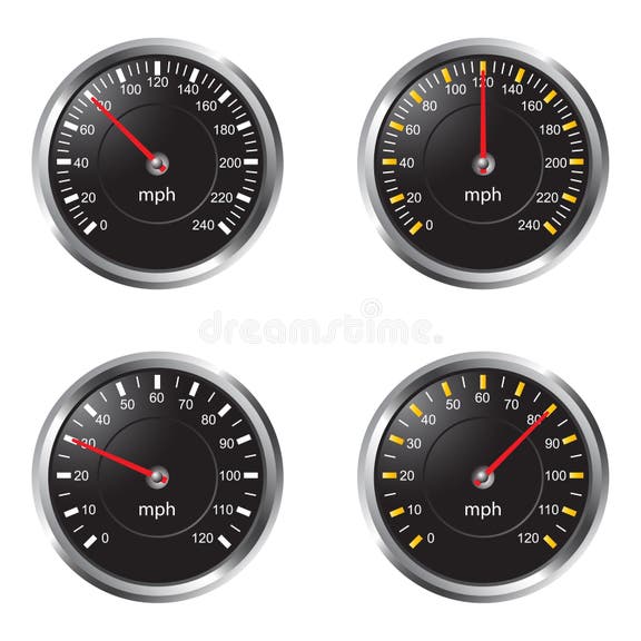 Motorcycle Dashboard Speedometer Stock Illustrations – 463 Motorcycle ...
