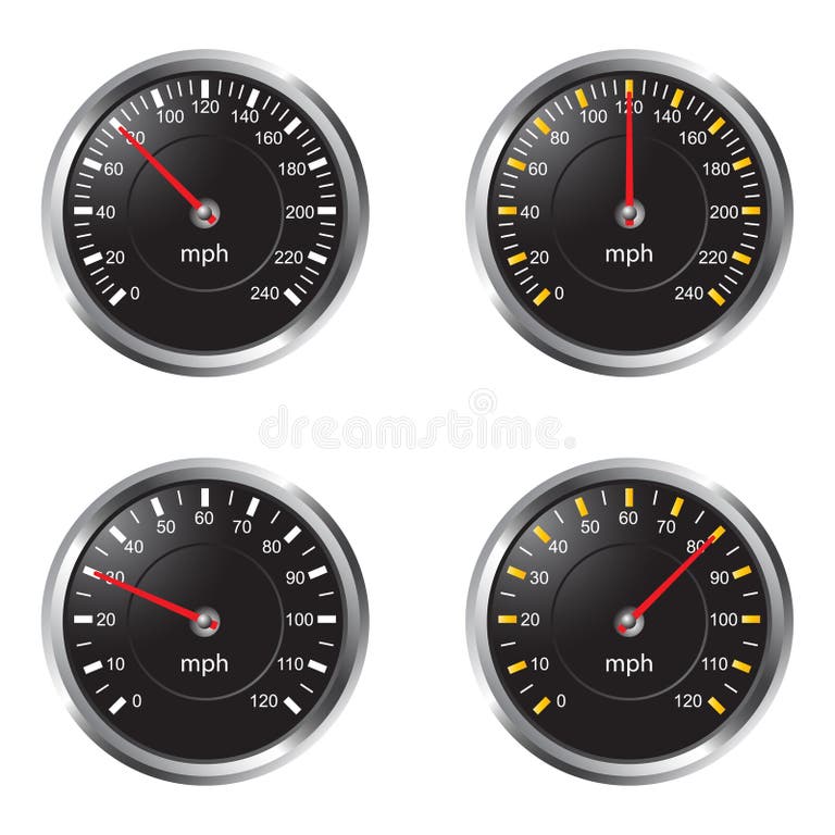 Motorcycle Dashboard Speedometer Stock Illustrations – 457 Motorcycle ...