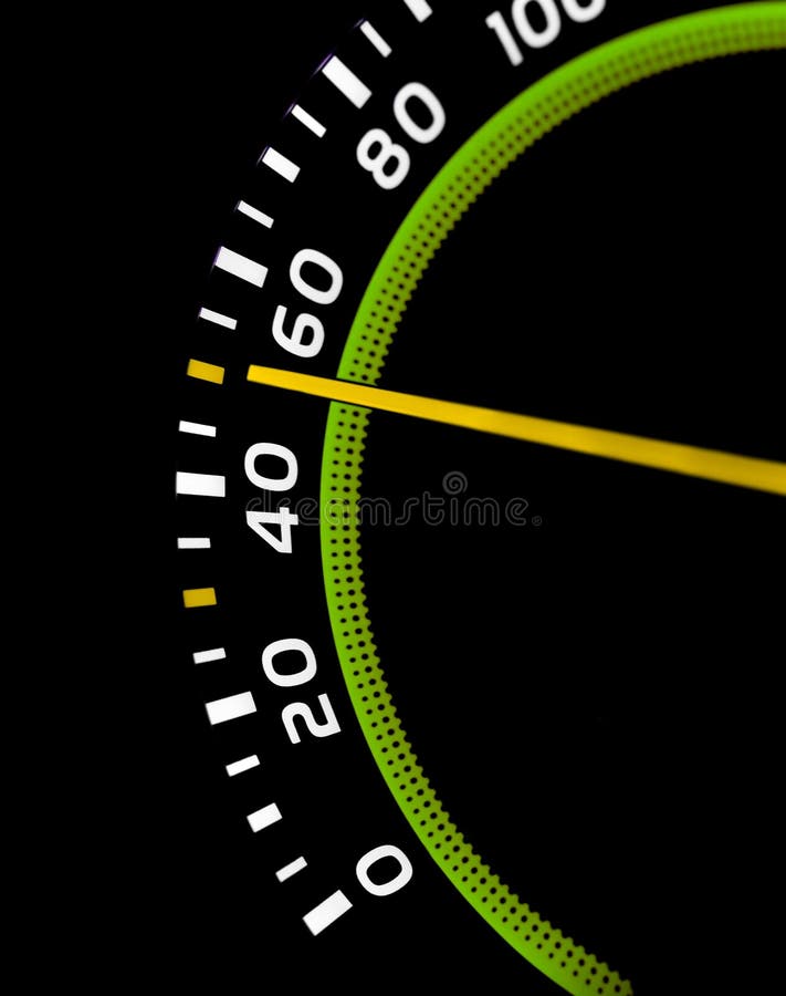 Speedometer of a car stock image. Image of meter, high - 78897291