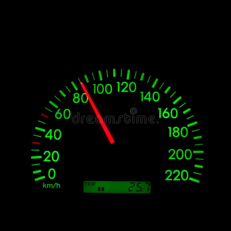 Speedometer stock image. Image of accelerate, illuminate - 4542027
