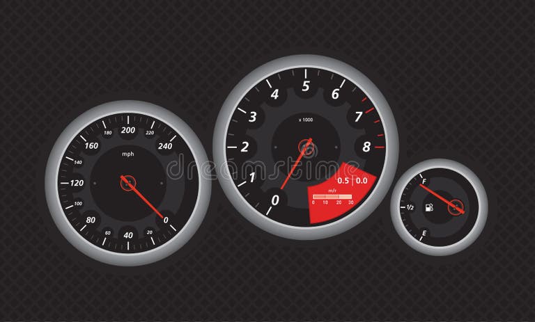 Red Race Car Speedometer Stock Illustrations – 2,425 Red Race Car ...