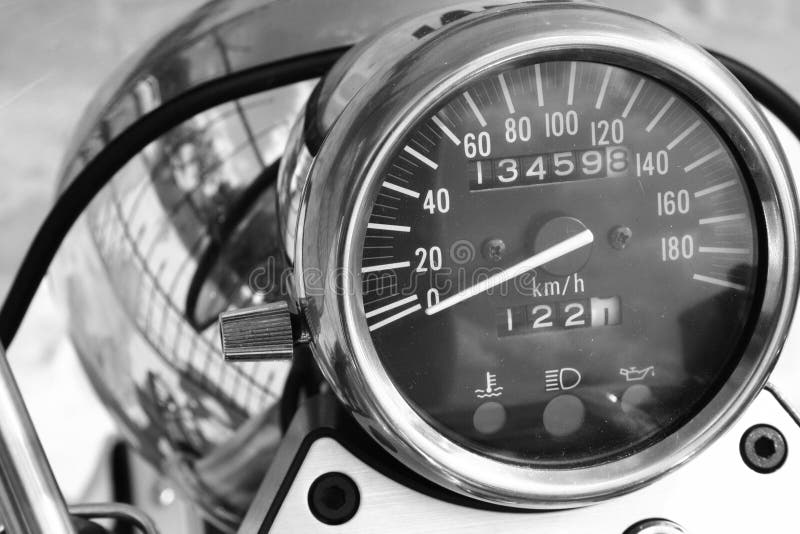 Broken speedometer stock image. Image of black, control - 5809345