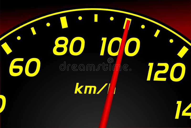 Speedometer. Accelerating Dashboard Stock Vector - Illustration of ...