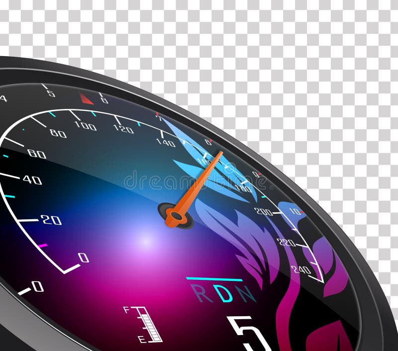 Speedometer and Arrow on 160 Stock Vector - Illustration of auto, arrow ...