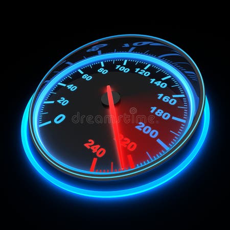 Neon Speedometer Gauge Stock Illustrations – 558 Neon Speedometer Gauge ...