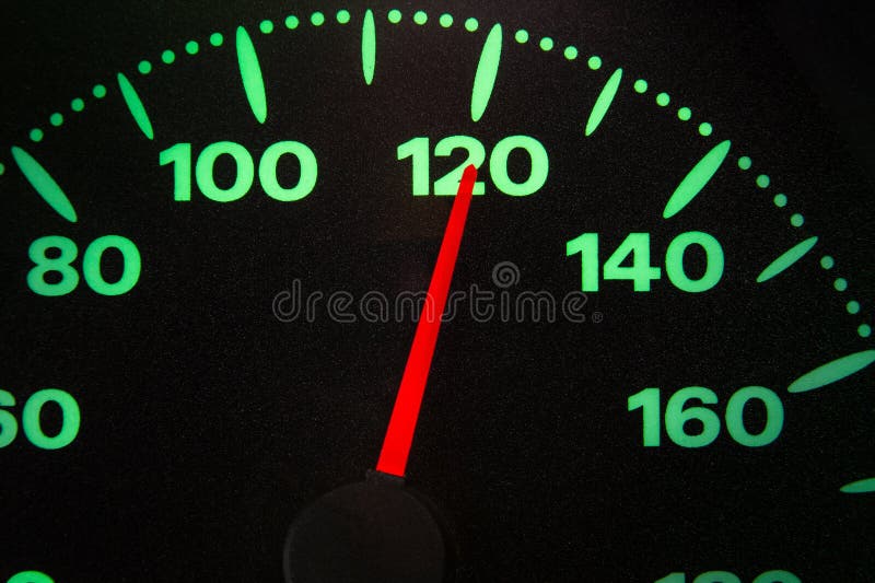 Speedometer of a Car at 50 Km H Stock Photo - Image of speedometer ...