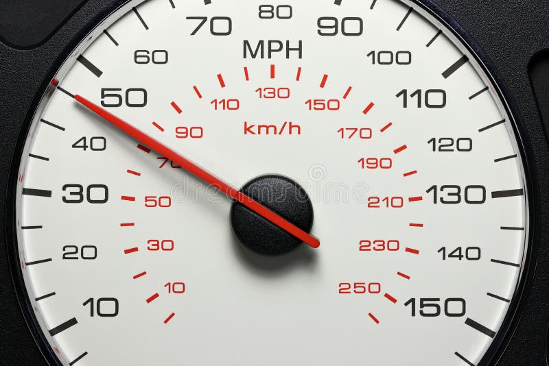 Speedometer at 70 MPH stock image. Image of miles, pace - 117893279