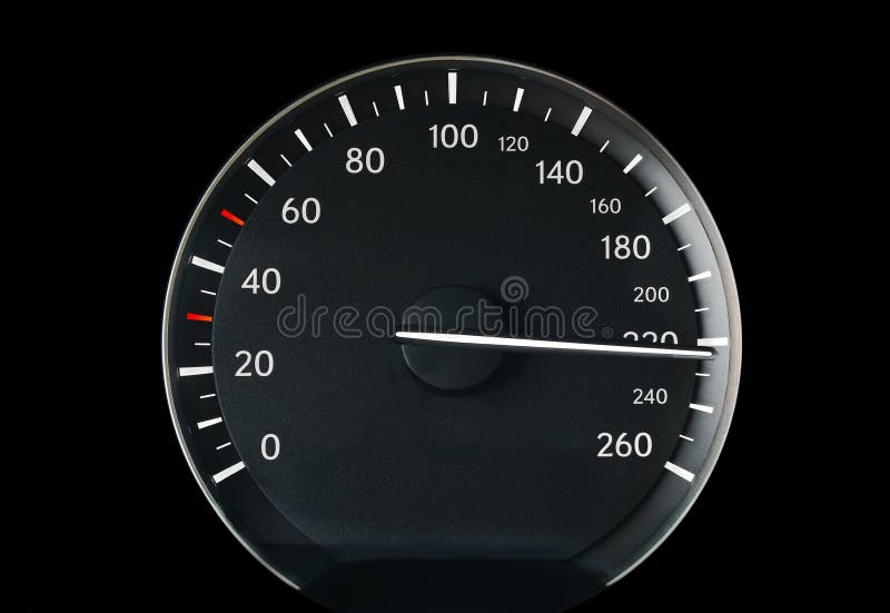 Speedometer of a car stock photo. Image of black, freeway - 85568558