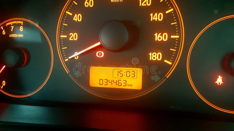 Speedometer Carspeedo Time 180 Fast Stock Photo - Image of speedometer ...