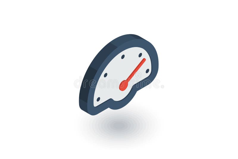 Speedometer Dashboard Isometric Flat Icon 3d Vector Stock Illustrations ... Speedometer Dashboard Isometric Flat Icon 3d Vector Stock Illustrations ...