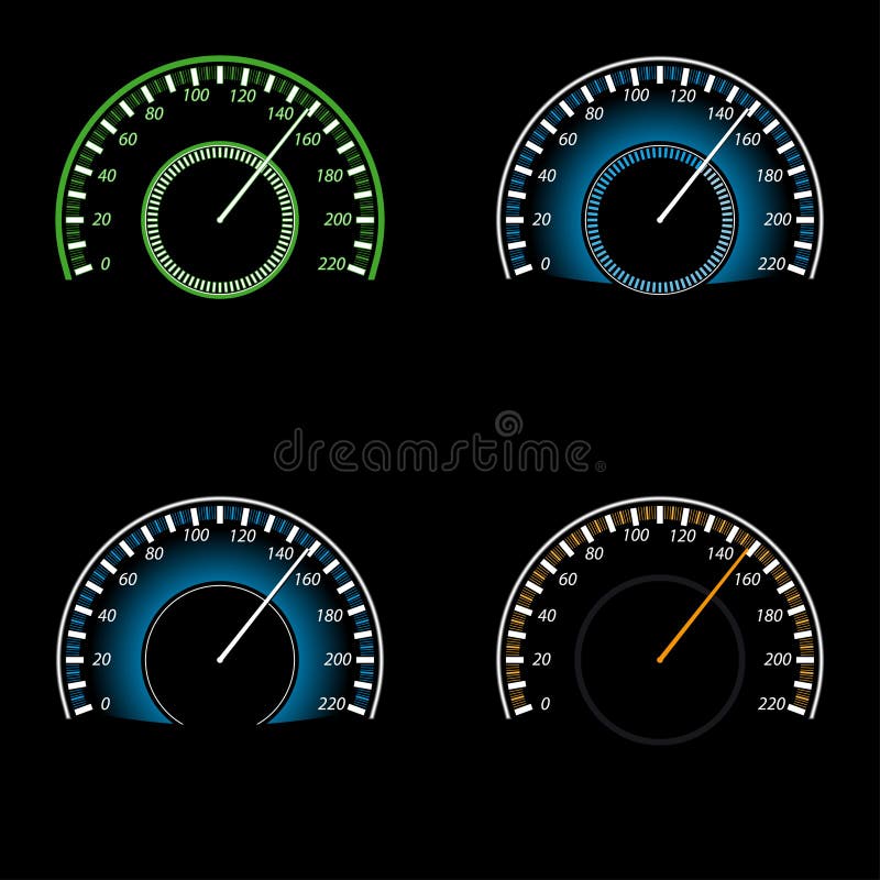 Speedometer stock illustration. Illustration of speedometer - 91019379