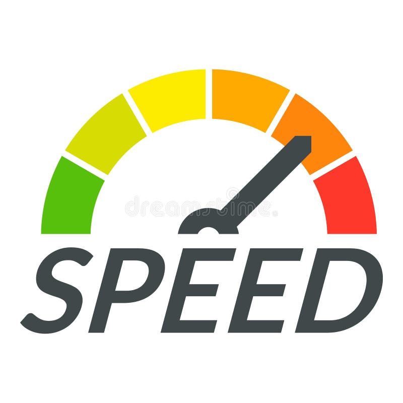 Speedometer Design Logo, Flat Style Stock Illustration - Illustration ...