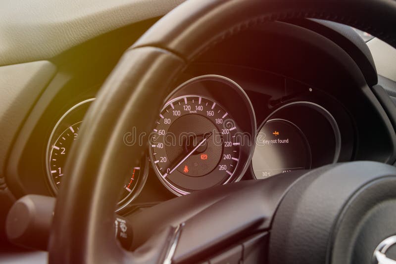 Speedometer Gauge Aesthetic Glossy Orange Round Button Abstract Stock ...