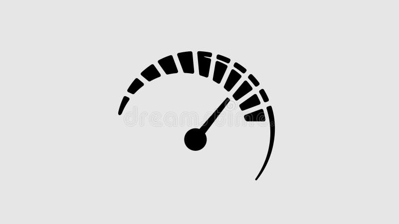 Speedometer Graphic Animation. Alpha Channel. Transparent Background ...