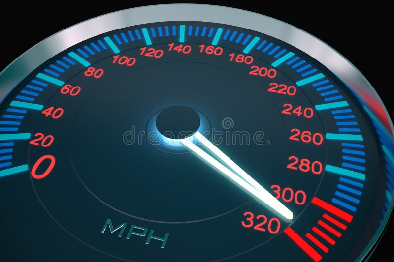 Excessive Speeding Careless Driving Concept Stock Illustration ...