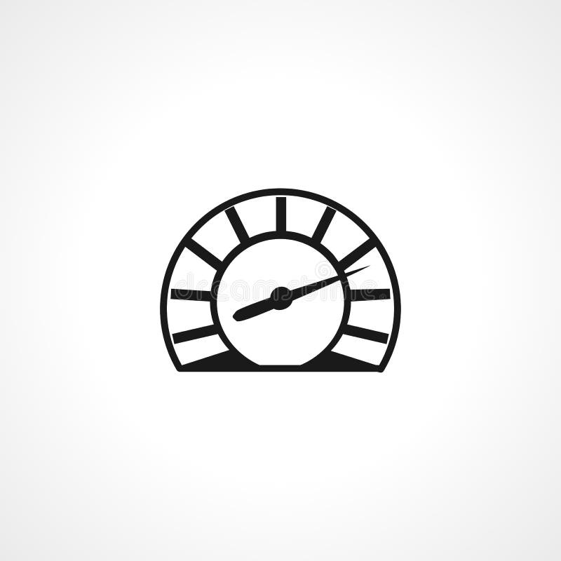 Speedometer Icon. Speedometer Isolated Vector Icon. Car Dashboard Icon ...