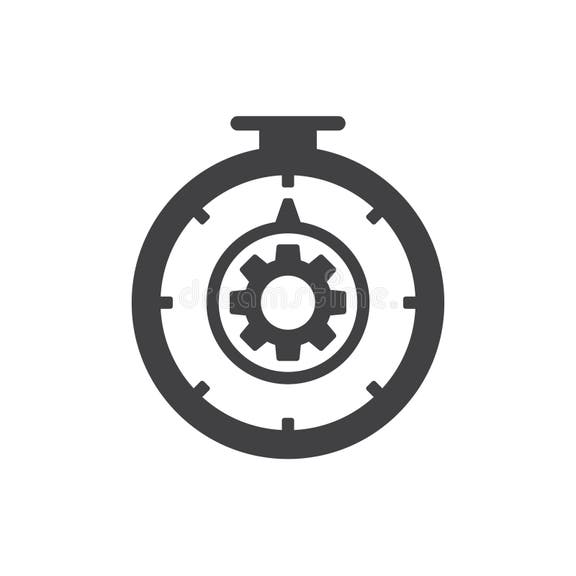 Speedometer Icon - Productivity Icon Stock Vector - Illustration of ...