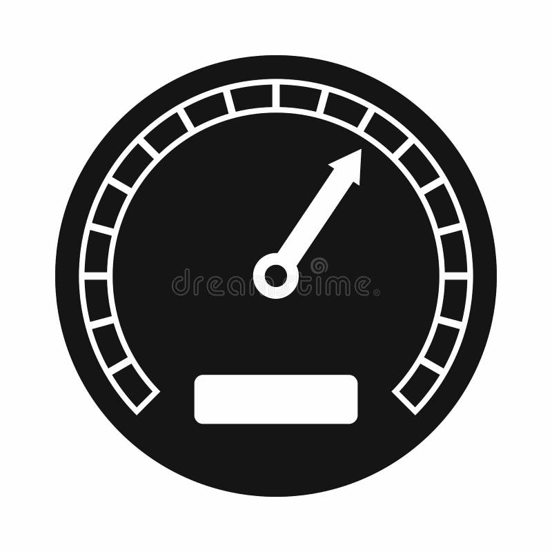 Speeding Race Car Black Simple Icon Stock Illustrations – 46 Speeding ...