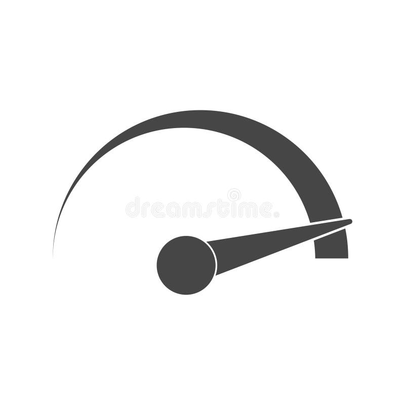 Speedometer icon stock vector. Illustration of simple - 99422546